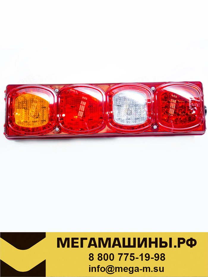 Фонарь задний SHACMAN X3000 LED левый DZ95189811211 /круглая фишка